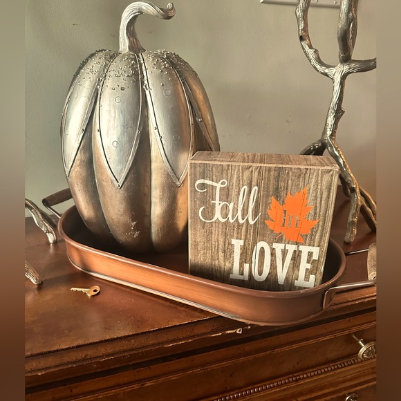 Accents | Fall Love Decorative Wooden Sign | Poshmark